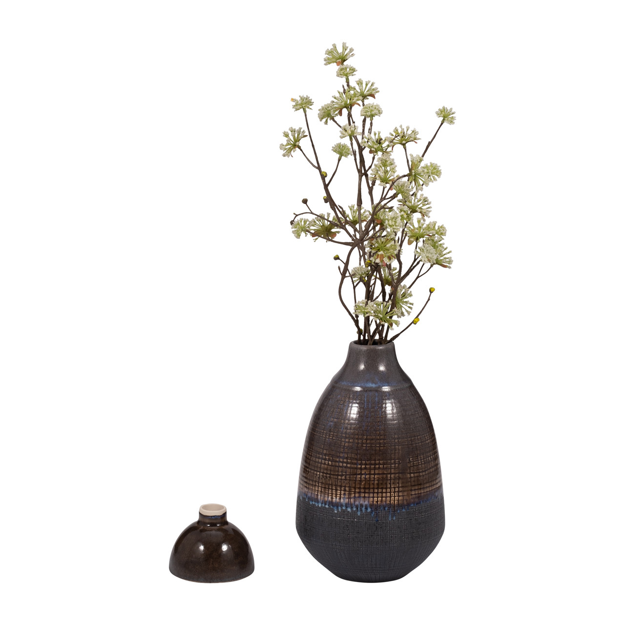 Neader Small Ceramic Bottle | Sagebrook Home