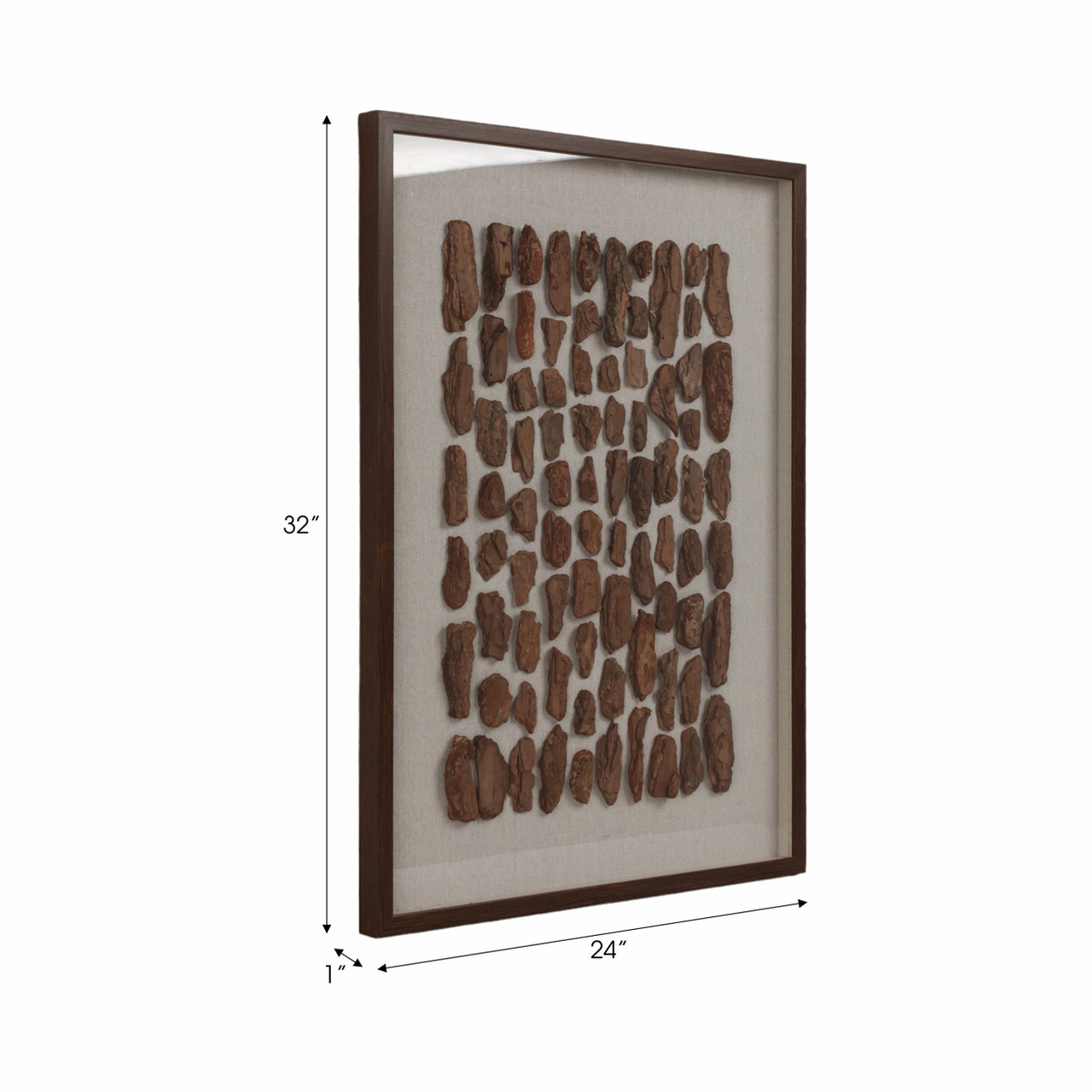 24x32 Santos Stone Shadow Box Wall Decor | Sagebrook Home