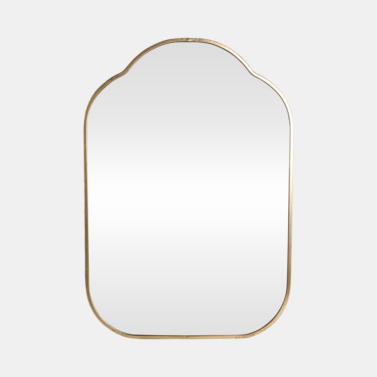 25x37 Arch Top Mirror, Gold | Sagebrook Home