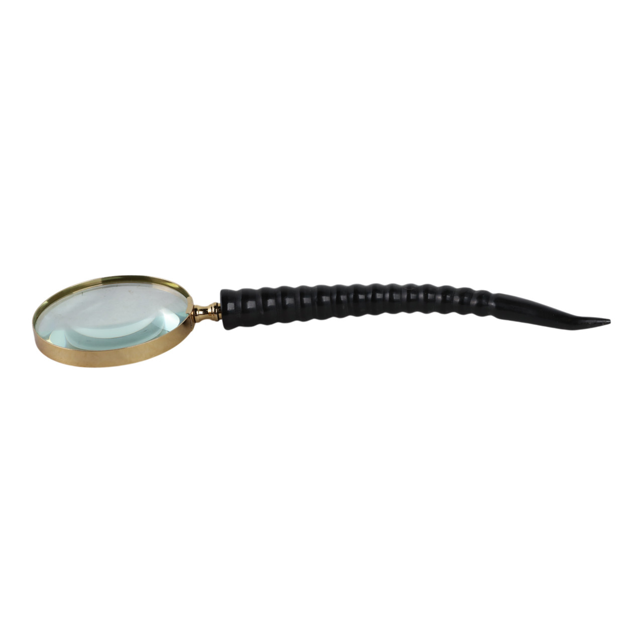 12" Lennon Horn Magnifying Glass | Sagebrook Home
