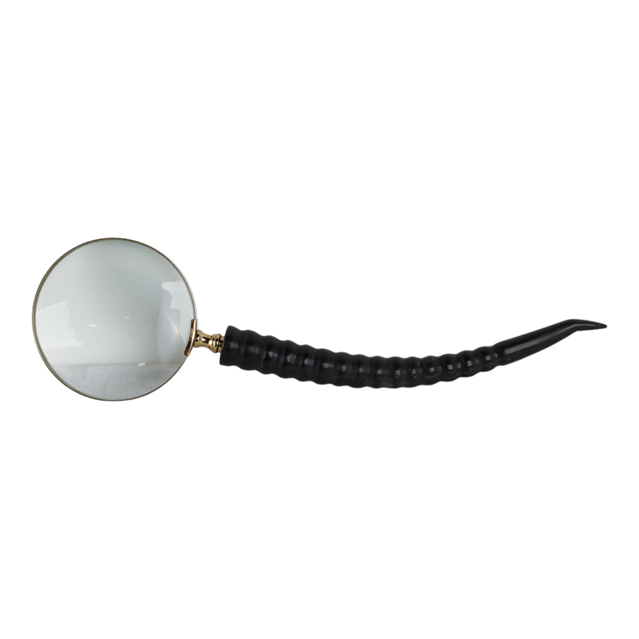 12" Lennon Horn Magnifying Glass | Sagebrook Home