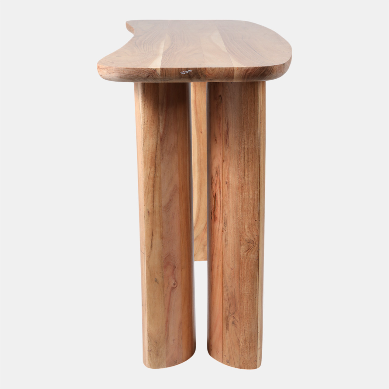 51x30 Acacia Curved Leg Console Table, Nat | Sagebrook Home