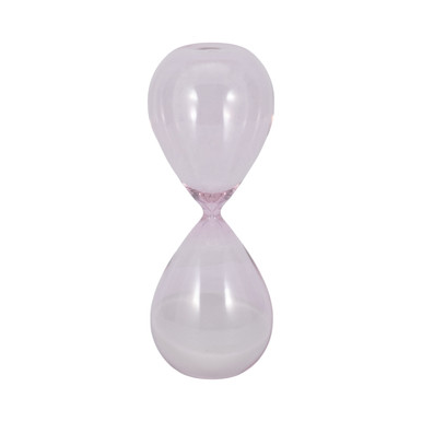 12" Hayley Small Pink Hourglass | Sagebrook Home