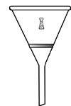 Filter Funnel, Hirsch - Tudor Scientific Glass