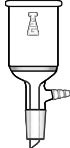 Filter Funnel, Buchner, with Vacuum Adapter - Tudor Scientific Glass