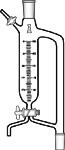 Distilling Receiver, Solvent Recovery, Graduated - Tudor Scientific Glass