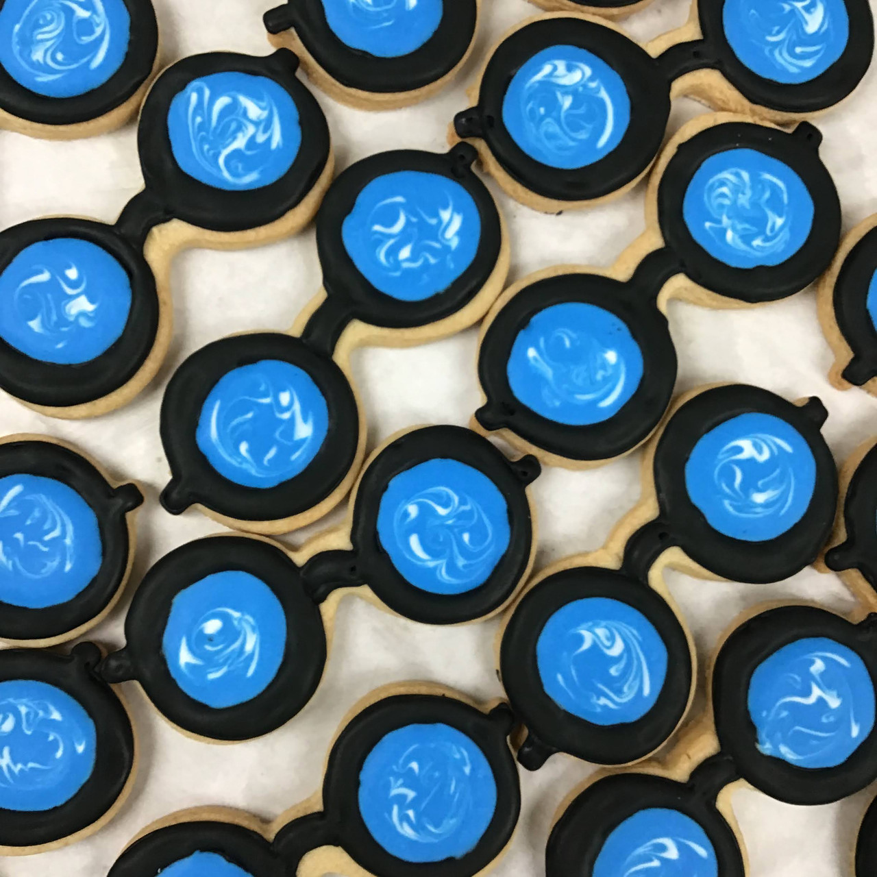 Goggles Swim Icing Cookies 9x13 Gift Platter| Elegant Desserts NY