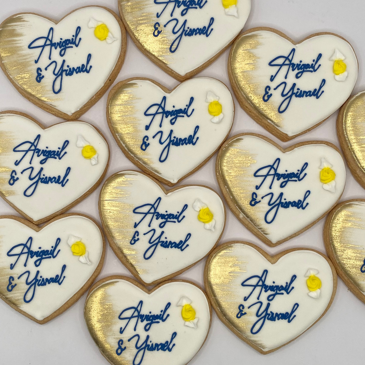 Heart Gold 9x13 Gift Platter| Elegant Desserts NY