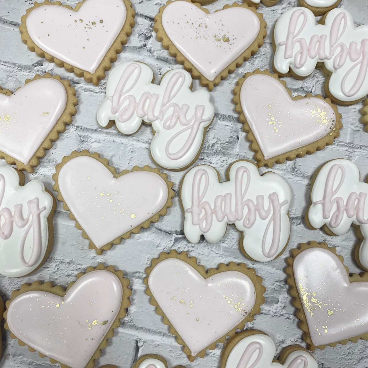 Baby Girl Bubble Style Set Icing Sugar 9x13 Gift Platter| Elegant ...