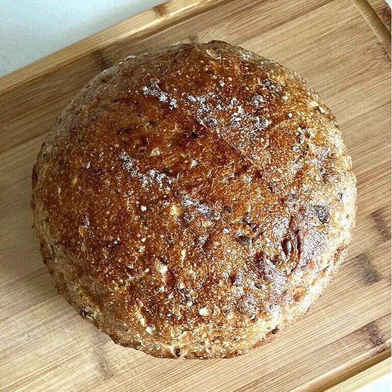 Shabbos Large Round Multigrain Sourdough Pack-2 Pcs| Elegant Desserts NY
