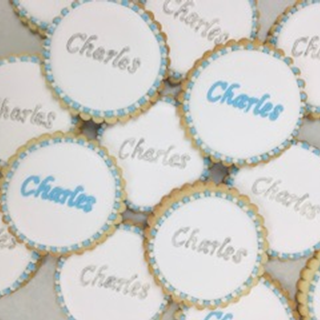 Birthday Year Icing Cookie 9x13 Gift Platter| Elegant Desserts NY