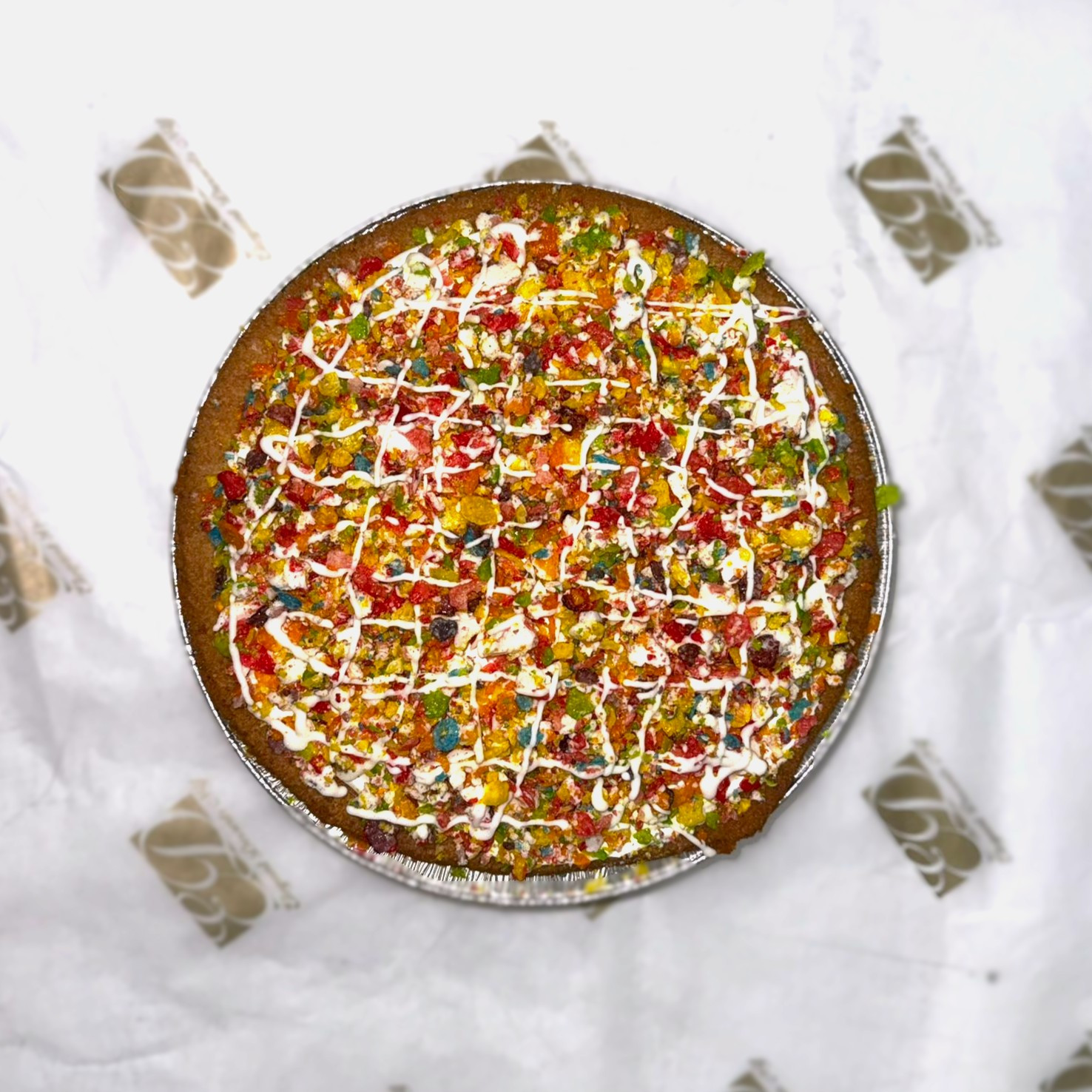 8" Crumble Frozen Dessert Pie - Fruity Pebbles - Elegant Desserts NY