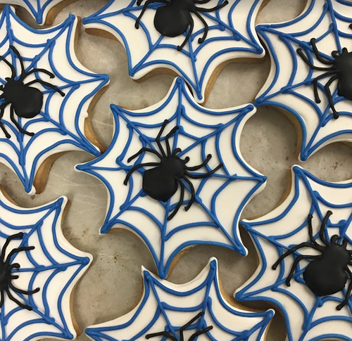 Spider icing Cookies 9x13 Gift Platter| Elegant Desserts NY
