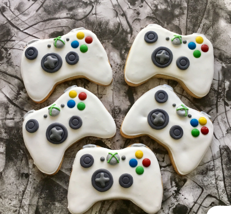 Game Controller Icing Cookies 9x13 Gift Platter| Elegant Desserts NY