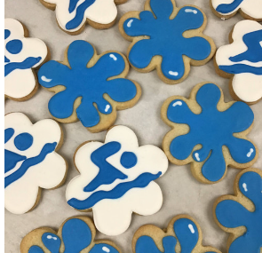 Splash Icing Cookies 9x13 Gift Platter| Elegant Desserts NY