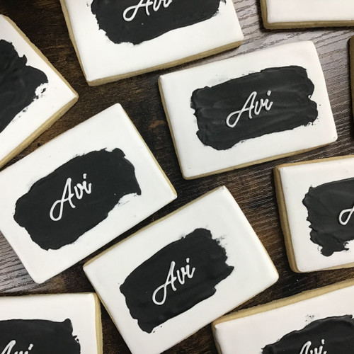 Smear Rectangle Icing Cookies 9x13 Gift Platter| Elegant Desserts NY