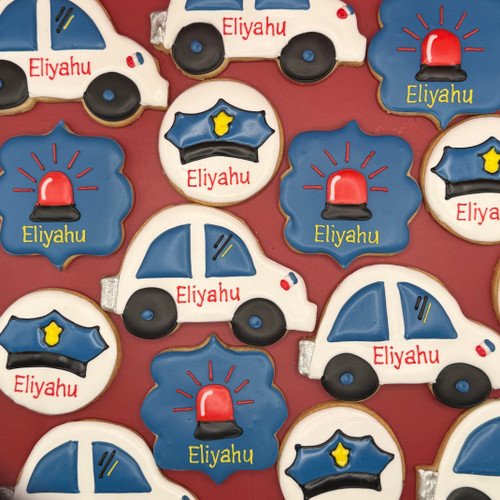 Custom Assorted Police Set Icing Sugar Cookie 9x13 Gift Platter ...