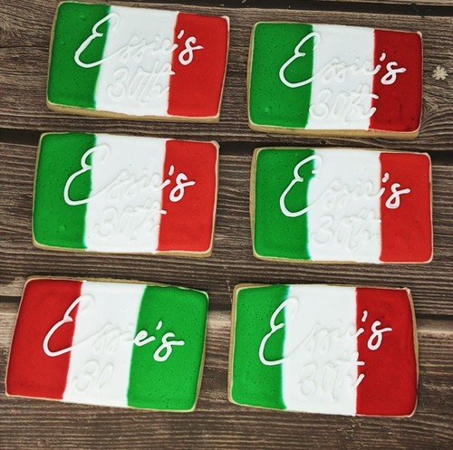 Custom Italian Icing Sugar Cookie 9x13 Gift Platter| Elegant Desserts NY