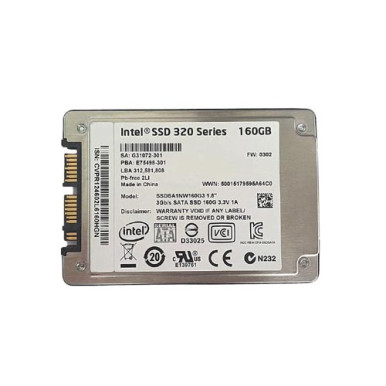 Intel 320 Series 160GB MLC SATA 3Gbps SSD - SSDSA1NW160G3
