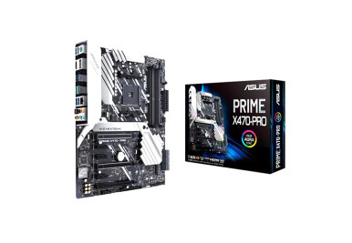 Asus Prime-X470-Pro Desktop Motherboard AMD X470 Chipset AM4