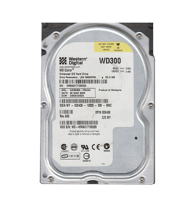 WD Caviar 30GB 7200RPM EIDE 3.5-Inch Hard Drive WD300BB-75DEA0