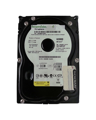 WD WD8000BB 80GB 7200RPM IDE Ultra ATA/100 3.5-Inch Hard Drive