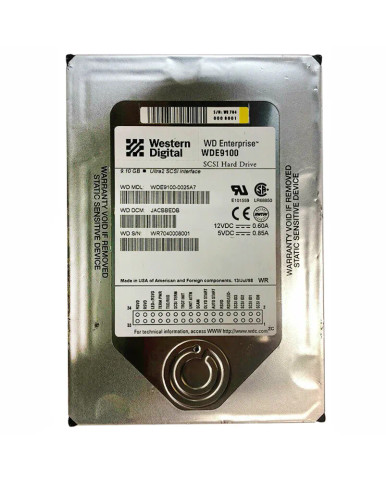 WD Enterprise 9.1GB 7200RPM SCSI Hard Drive WDE9100