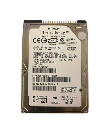 HP 80GB 5400RPM IDE Ultra ATA/100 2.5HDD 372776-001