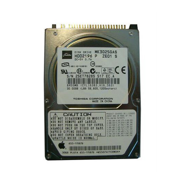 Toshiba 30GB 4200RPM IDE Ultra ATA/100 ATA-6 2.5HDD2196