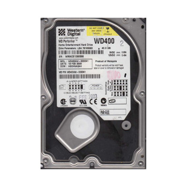 WD Performer 40GB 5400RPM IDE 3.5-Inch Hard Drive WD400AW-00DDK1