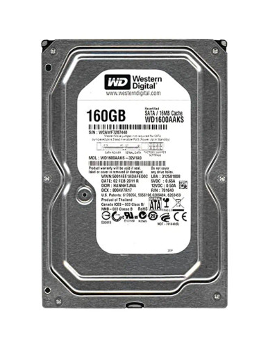 WD Caviar Blue 160GB 7200RPM SATA 3Gb/s HDD WD1600AAKS-32V1A0