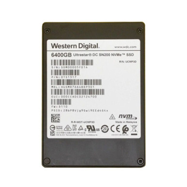 HGST Ultrastar SN200 6.4TB PCIe NVMe U.2 SSD 0TS1317