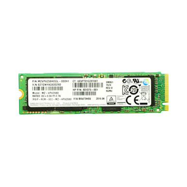 HP 801075-001 Samsung Sm951 256GB NVMe M.2 SSD for Zbook G3s