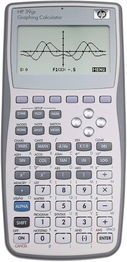 HP F2223AA 39gs Graphic Calculator Battery Powered