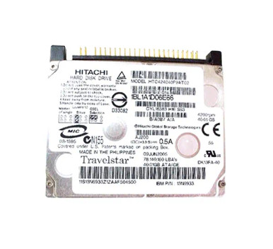 IBM ThinkPad X40 Laptop 40GB 4200RPM 1.8Hard Drive 13N6933