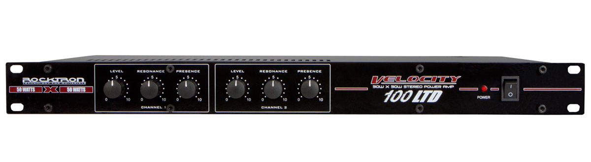 Rocktron Velocity 100 LTD Rack Mount Power Amplifier - Macdaddy Music
