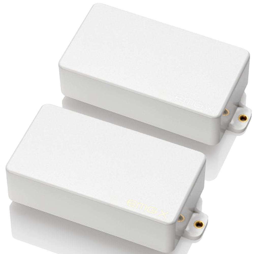 EMG 81X / 85X Humbucker Pickup set - white active - Macdaddy Music