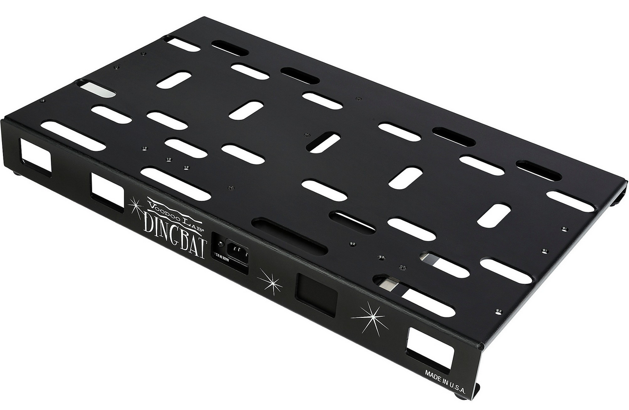 Voodoo Lab Dingbat Medium Pedalboard w/ Pedal Power 3 Plus Power Supply ...