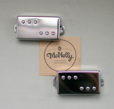 McNelly Pickups V2 Stagger Swagger Humbucker set - nickel cover ...