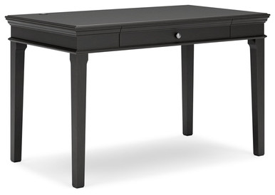 The Beckincreek Black Home Office Small Leg Desk by Ashley Furniture