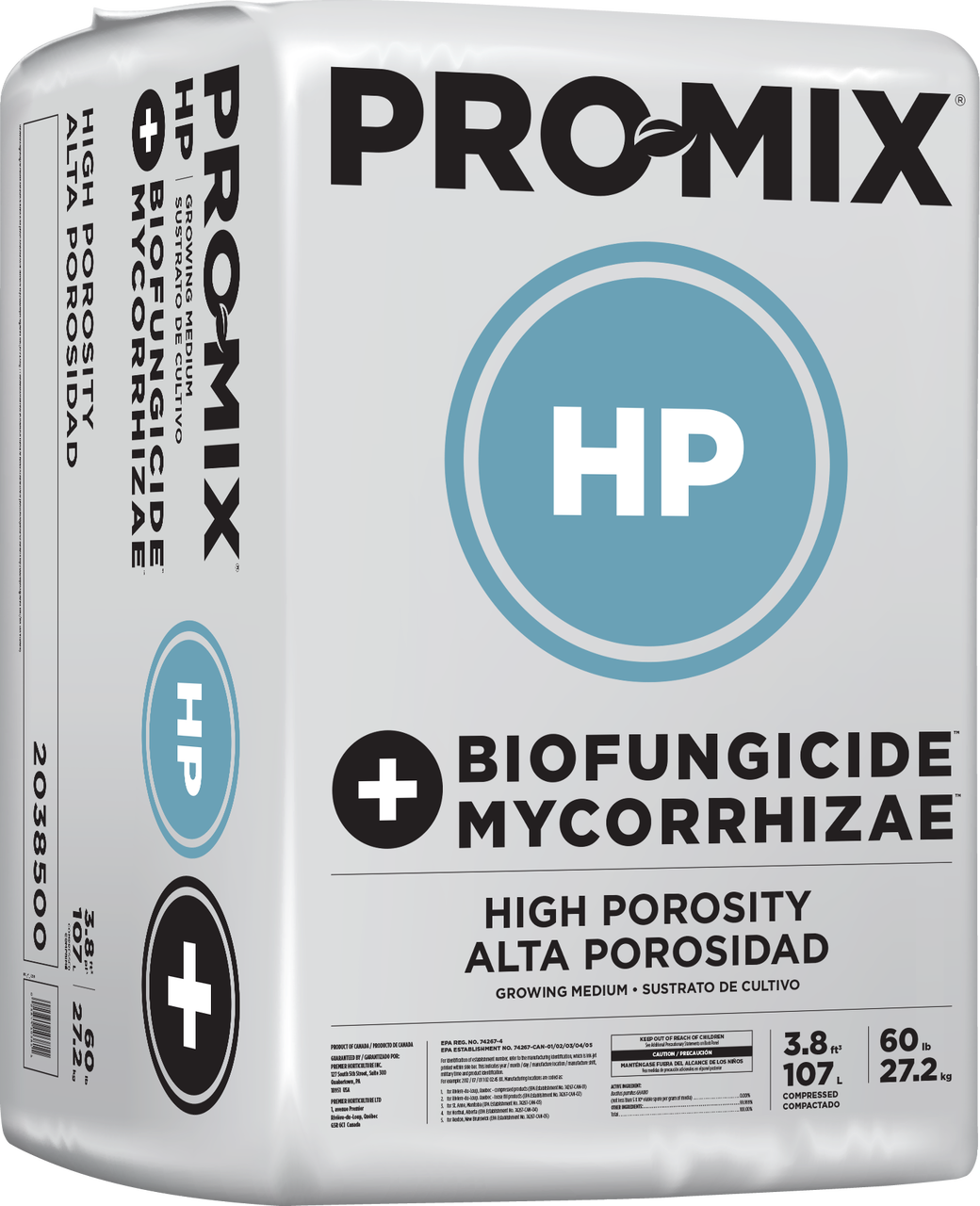 PRO-MIX HP PLUS, POTTING MIX, 3.8 CU FT COMPRESSED BALE - Grower's ...