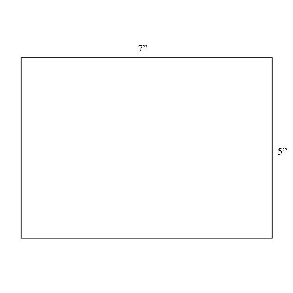 5 X 7 PLAIN SIGN CARD, (100/PK) - Grower's Nursery Supply