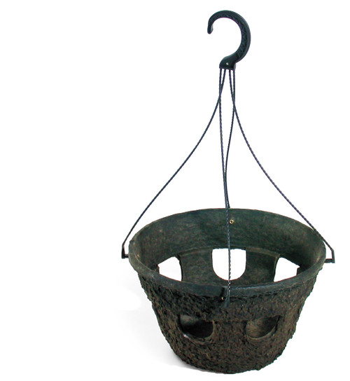 12" FIBER CASCADE HANGING BASKET, (22/BDL) - Grower's Nursery Supply