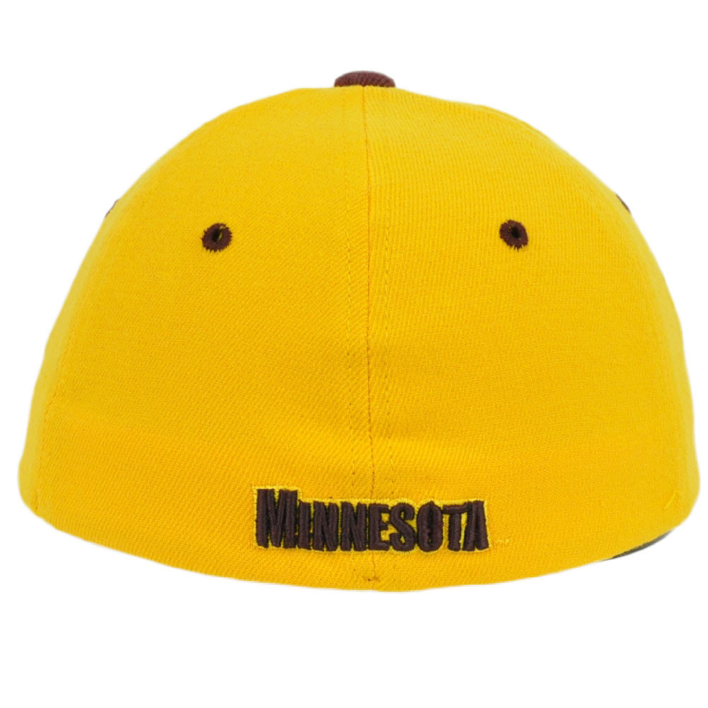 NCAA Zephyr Minnesota Golden Gopher Flex Fit Youth Kids Curved Bill Hat ...