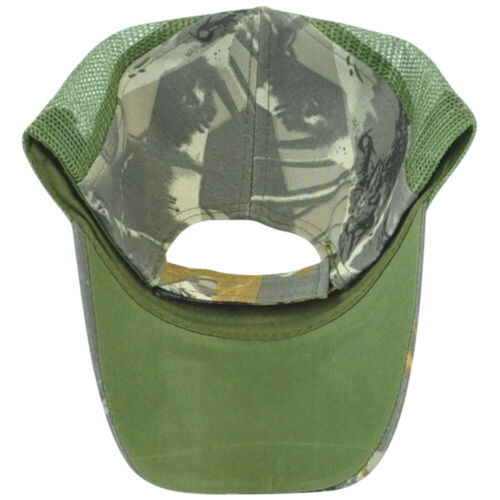 Kiss My Bass Fishing Adult Camouflage Camo Fish Mesh Adjustable Outdoor ...