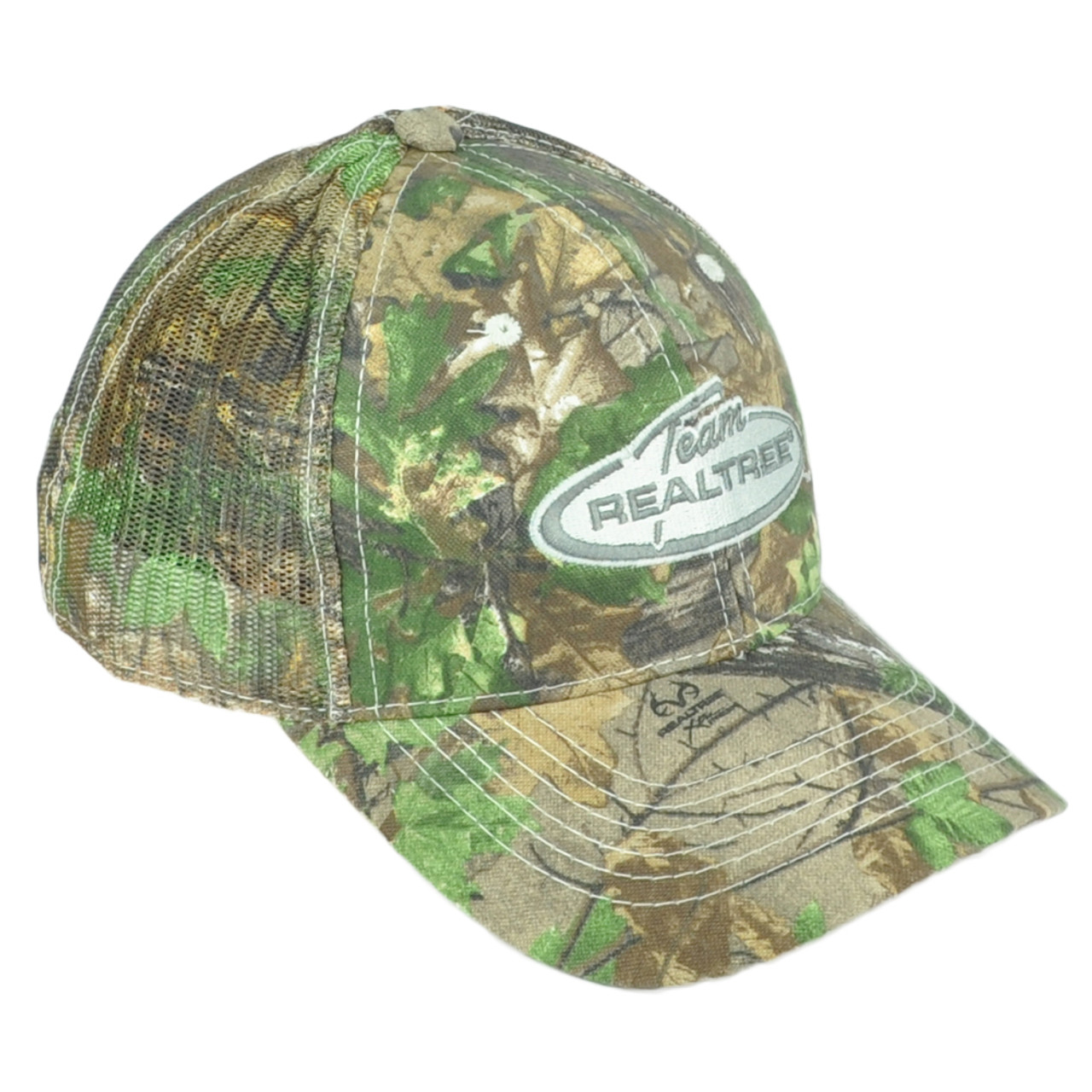 Team Realtree Mesh Trucker Camouflage Blank Outdoors Adjustable Curved ...