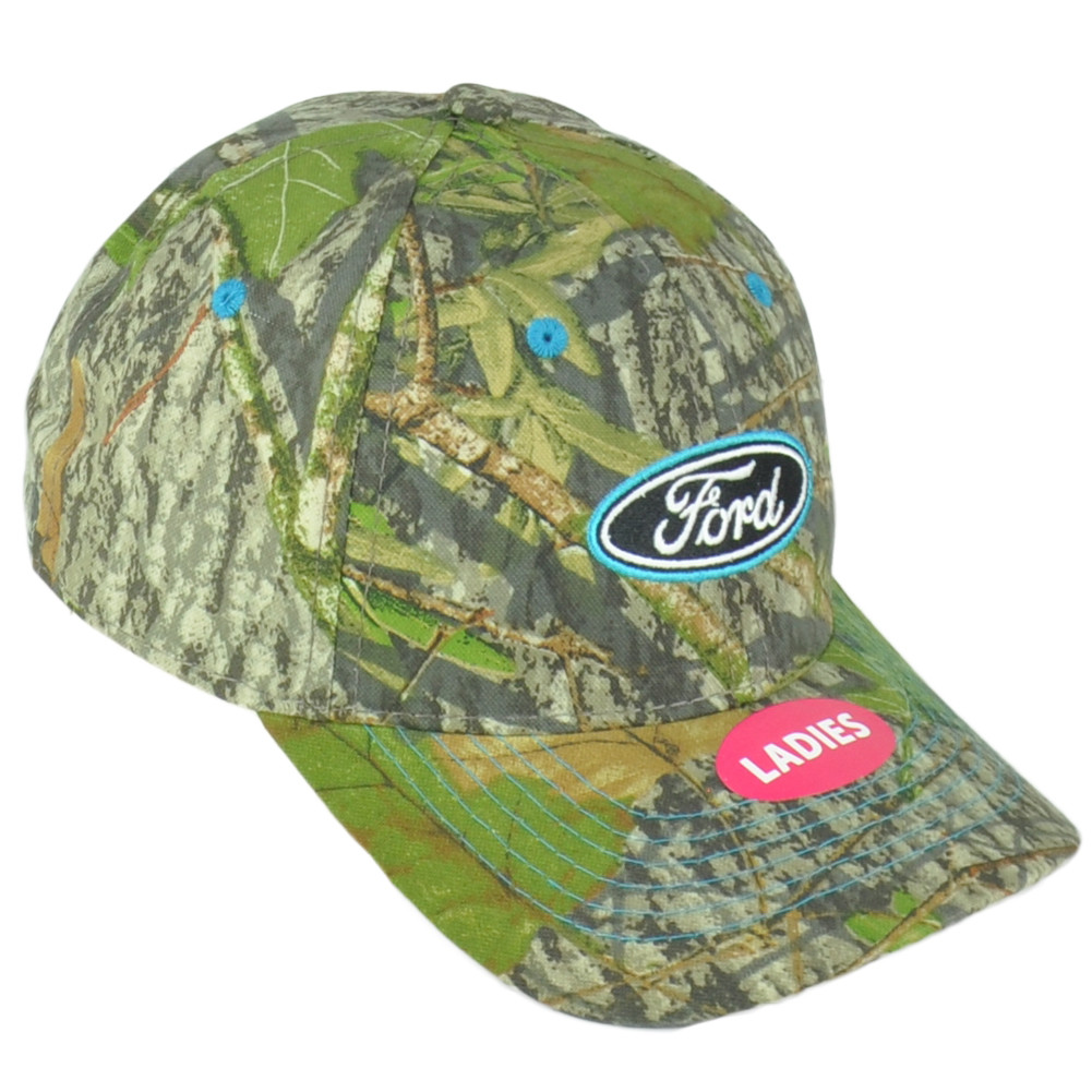 Ford Camouflage Green Camo Mossy Oak Adjustable Curved Bill Adults Hat ...