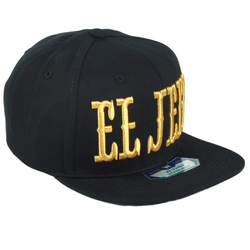 El Jefe Chapo Guzman Legend Mexico Shield Snapback Flat Bill Black Gold ...