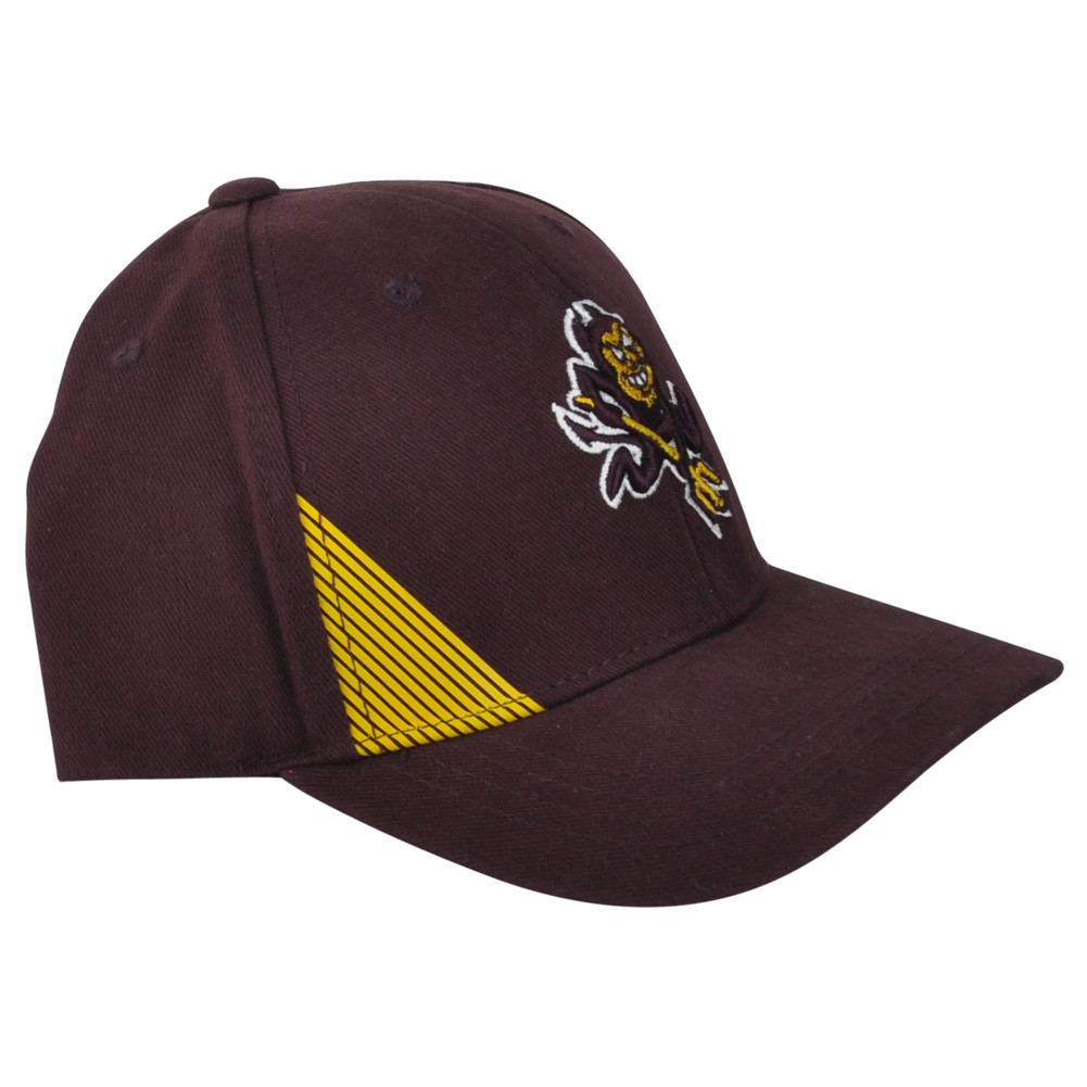 NCAA Captivating Arizona Sun Devils Maroon Curved Adjustable Youth Kids ...