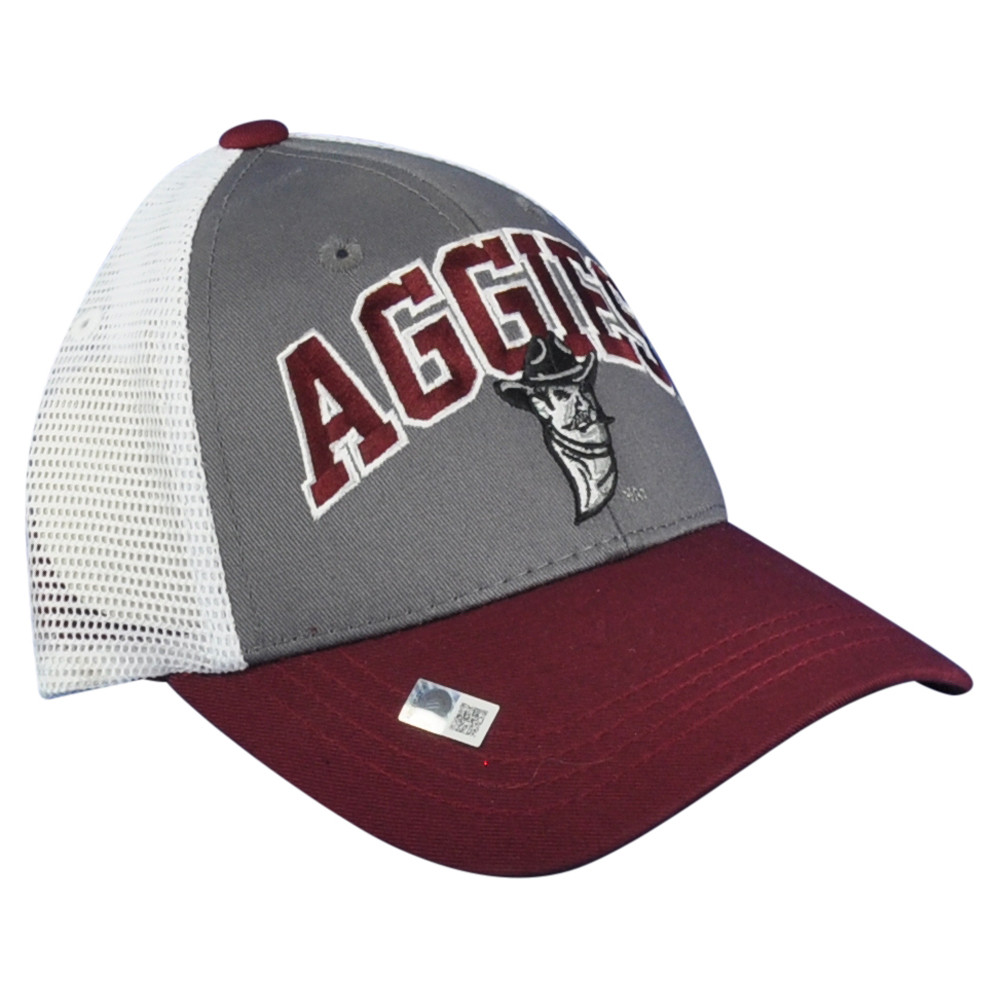 NCAA Texas A&M Aggies Curved Bill Mesh Trucker Snapback Youth Kids Hat ...